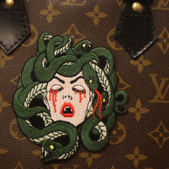 Louis Vuitton | Bags | Authentic Louis Vuitton Alma Custom With Medusa Patch | Poshmark